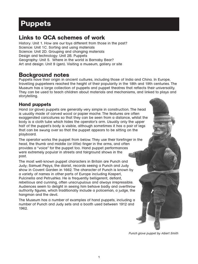 Puppetry | PDF | Puppets | Puppetry
