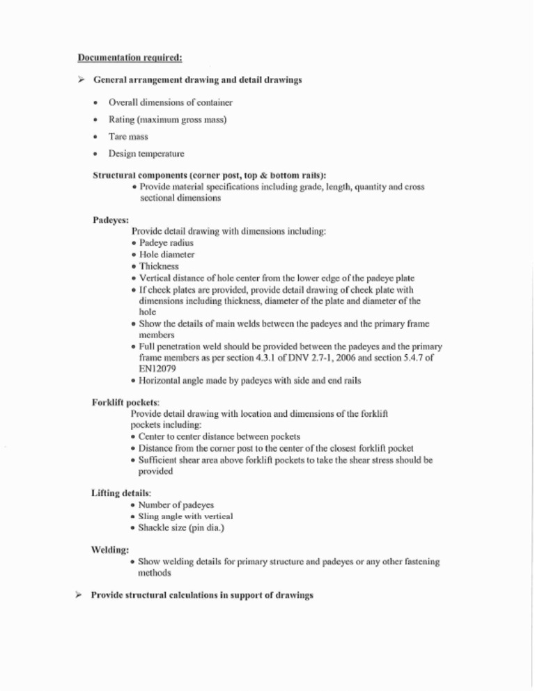Lloyd's Meeting - Documentation Requirements | PDF