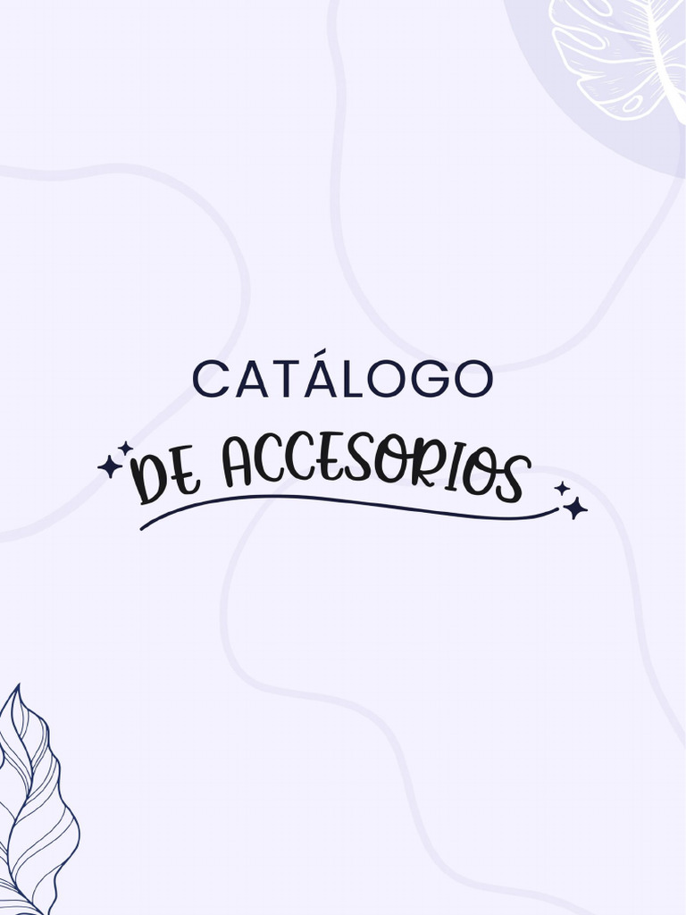 Catálogo Accesorios | PDF | Materiales