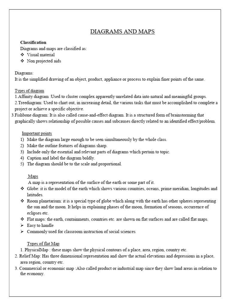 Diagrams and Maps | PDF | Map | Cartography