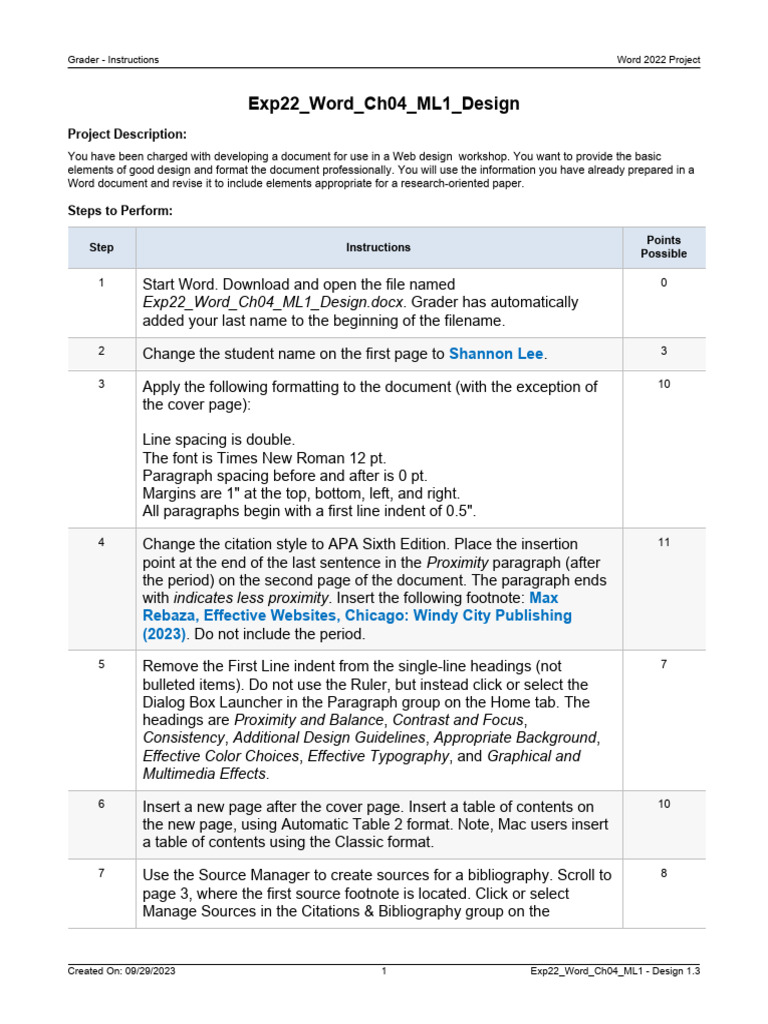Web Design Document Formatting Guide | PDF | Paragraph | Websites