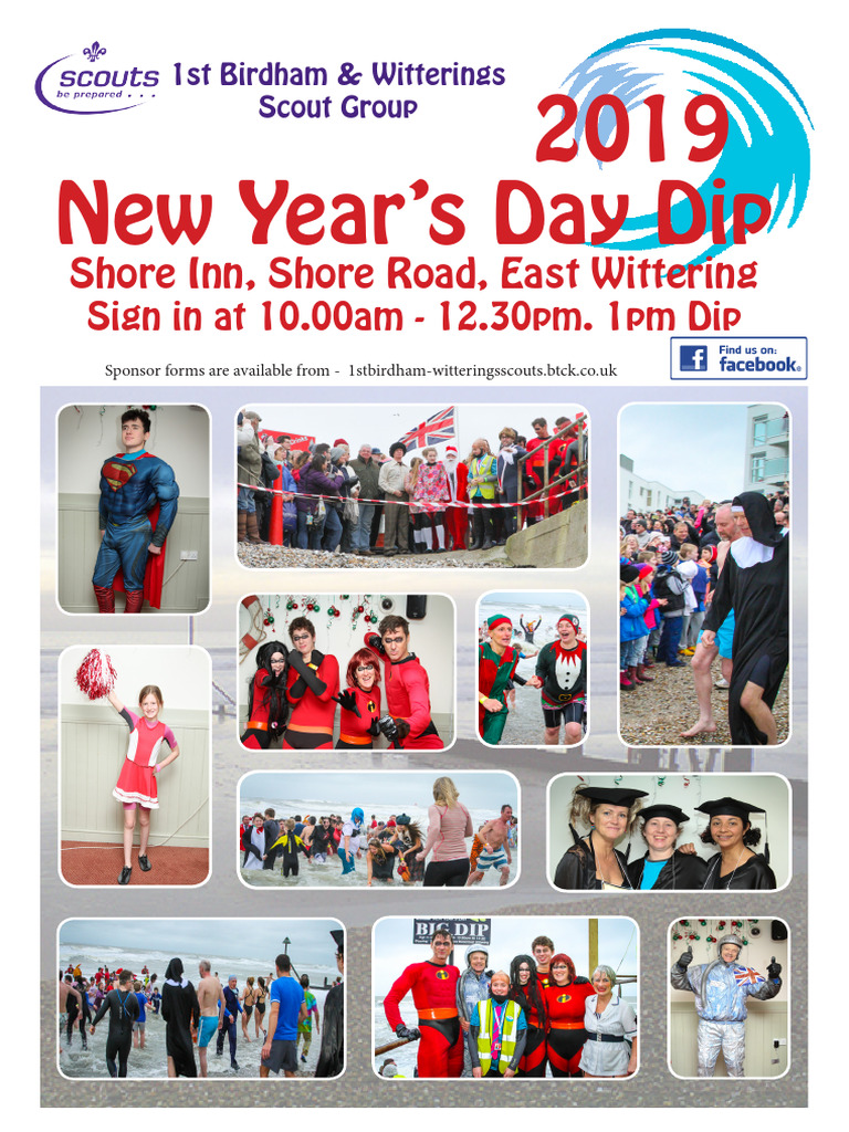 2019 Big dip poster and sponsor | PDF | Taxes | Donation