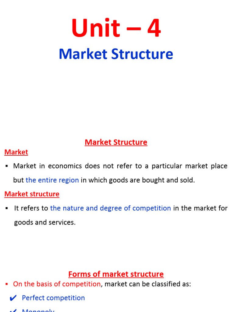 Unit 4 | PDF | Monopoly | Profit (Economics)