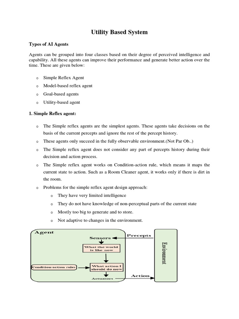 Utility Based Systems | PDF | Utility | Decision Theory