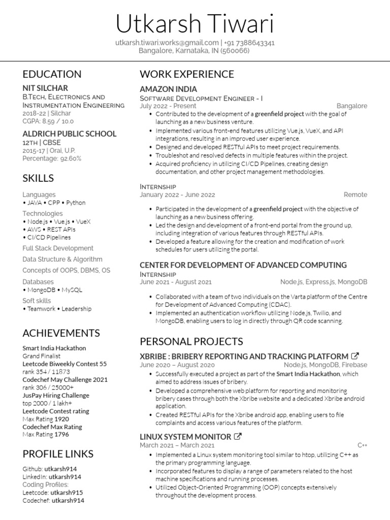 Utkarsh Resume | PDF | Android (Operating System) | Databases Utkarsh Resume | PDF | Android (Operating System) | Databases