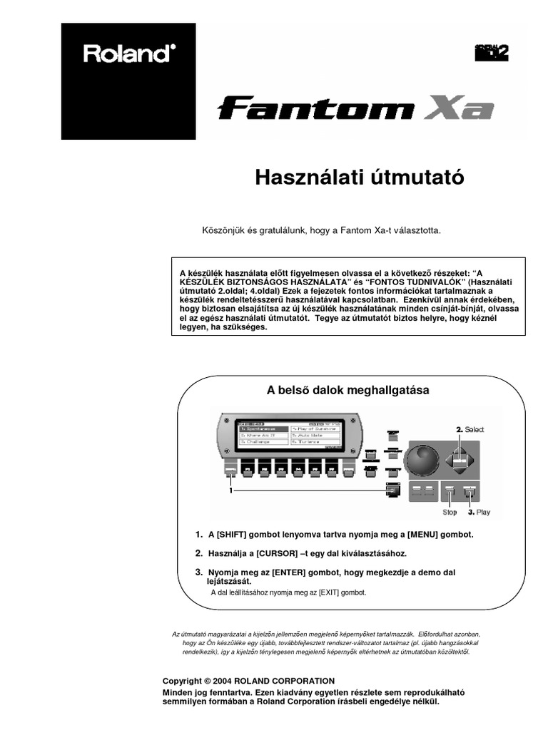FANTOM Xa | PDF