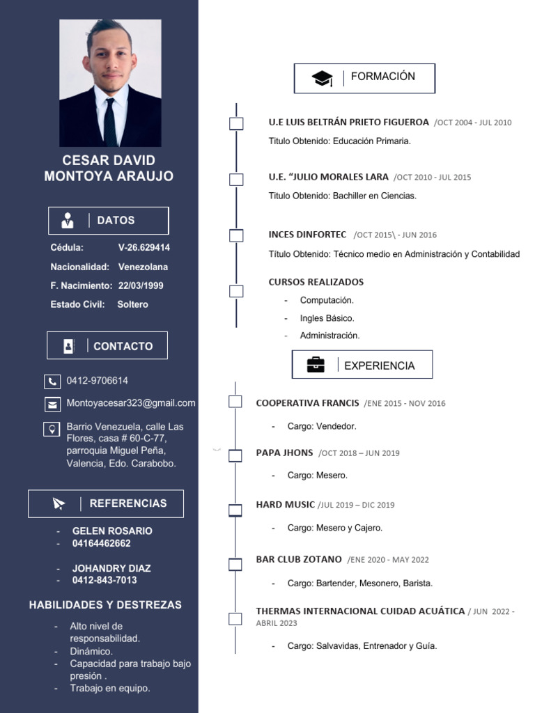 Curriculum Cesar | PDF