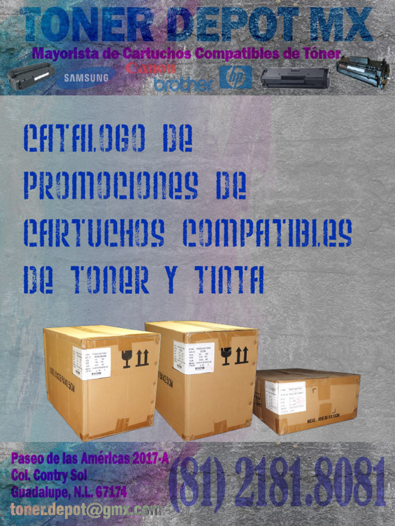 Catalogo Toner Depot MX 01 | PDF | Tarjeta de débito | Impresora (Computación)