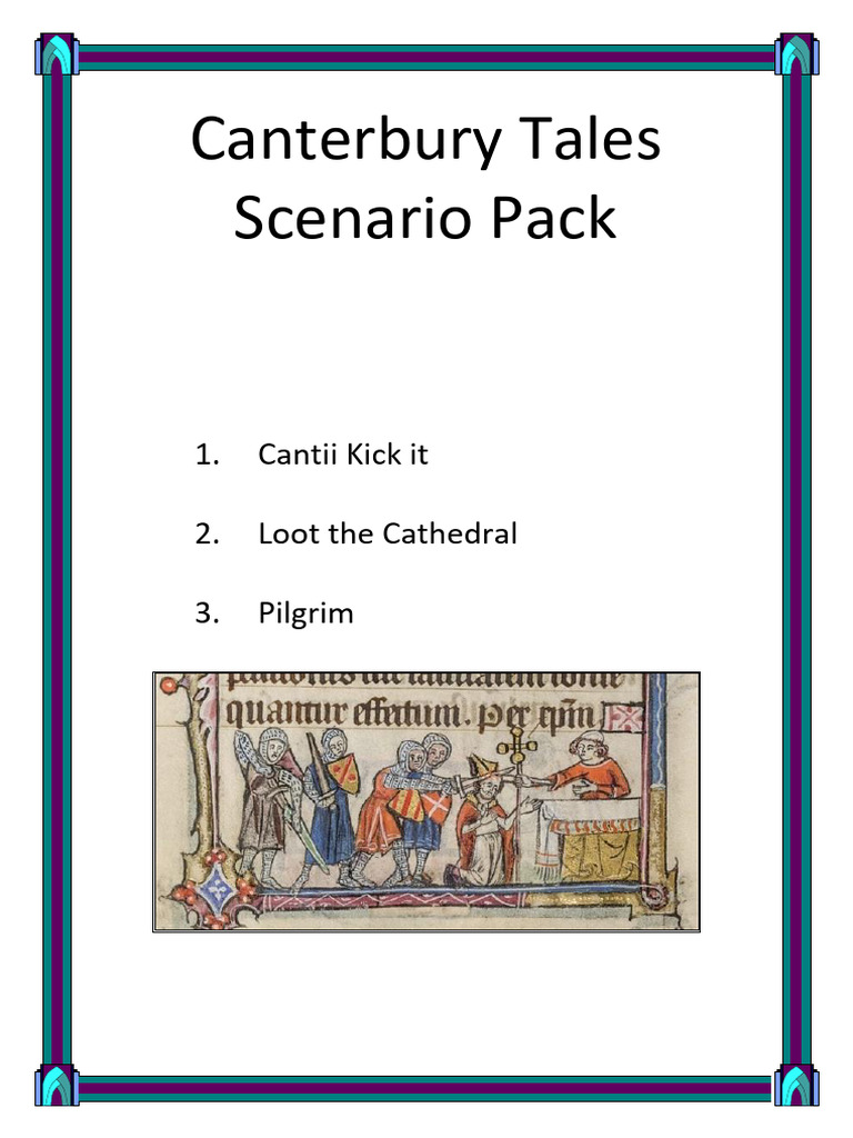 Canterbury-Tales-scenario-Pack | PDF
