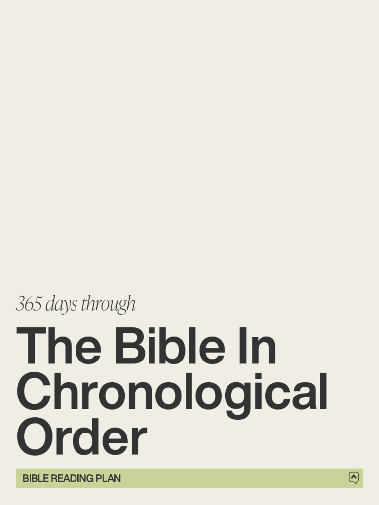Elevation Church Bible Reading Plan 2024 3 Pdf Book Of
