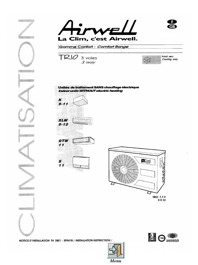 Multi-Split Unit Installation Guide | PDF | Electrical Connector ...