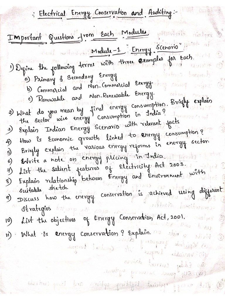 EECA Question Bank | PDF