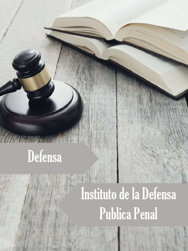 Grupo 3 Defensa e Instituto de La Defensa Publica Penal | PDF ...