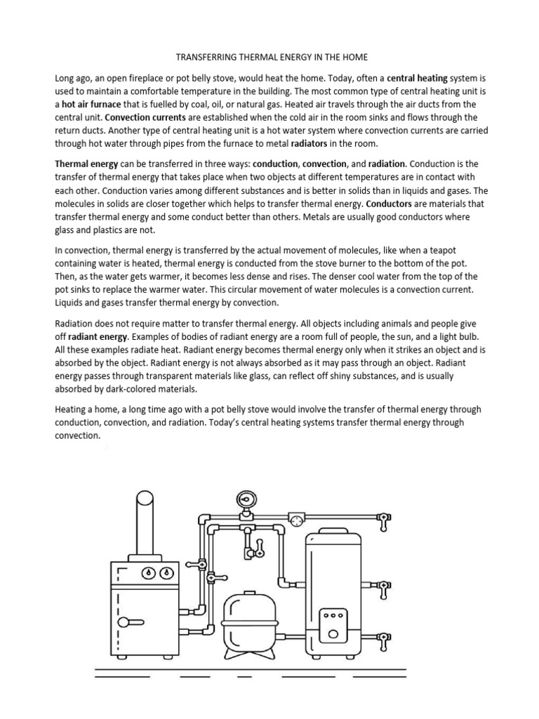 Transferring Thermal Energy | PDF | Thermal Conduction | Convection