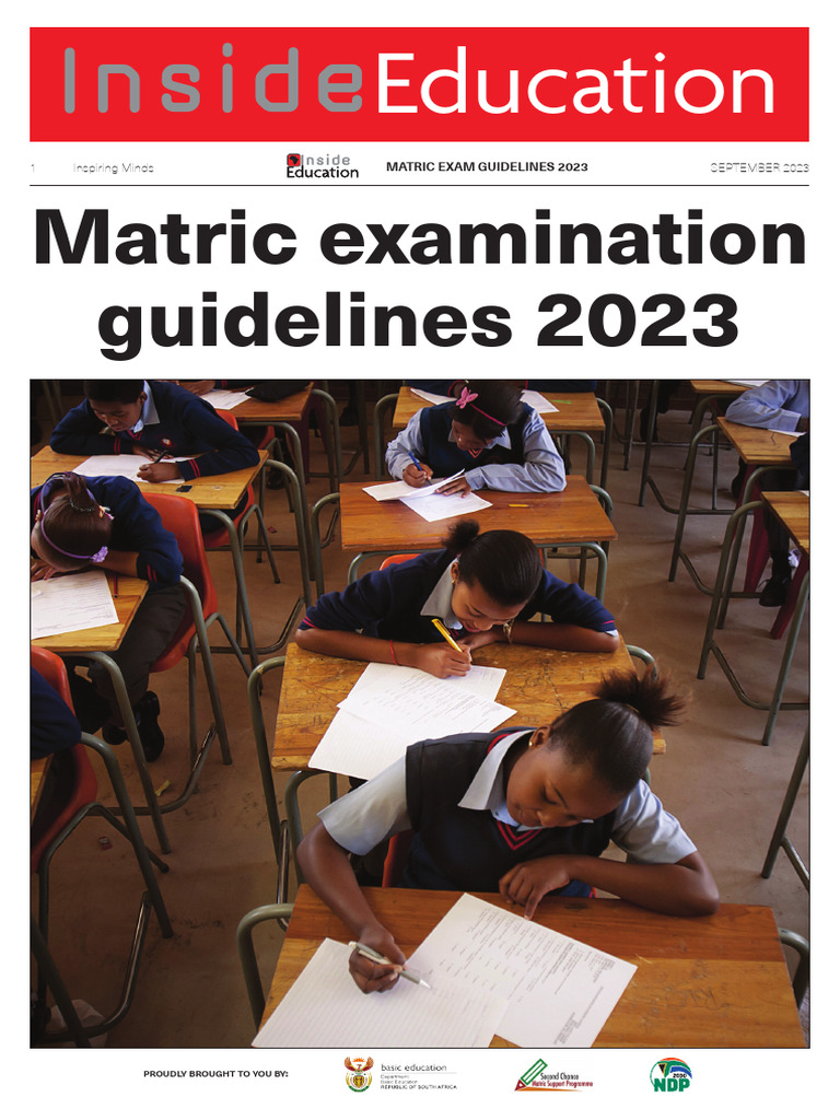 Matric Exam Guidelines 2023 | PDF | Understanding | Question