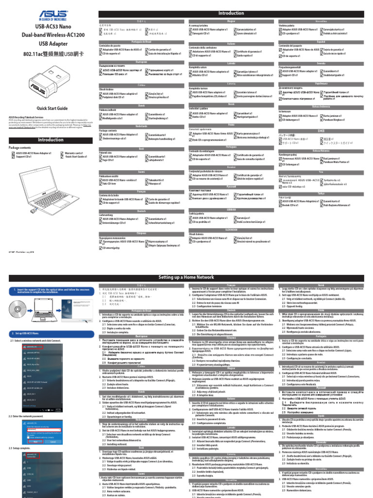 Q11887 USB AC53 Nano QSG | PDF