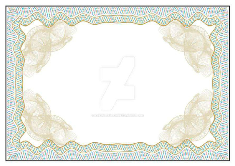 An Empty Certificate Template by Papyrusstock Dciziqx-Fullview | PDF