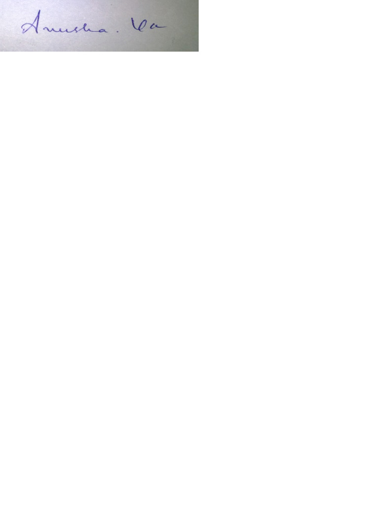 Anu Signature | PDF