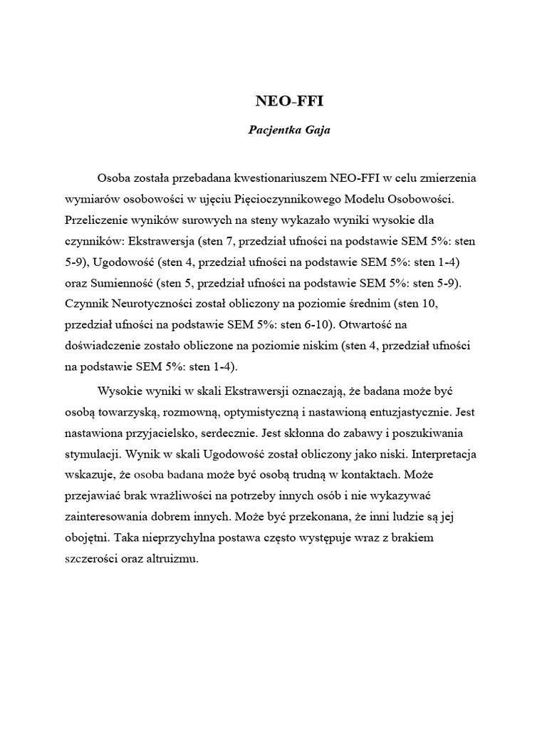 Test NEO FFI Gaja | PDF