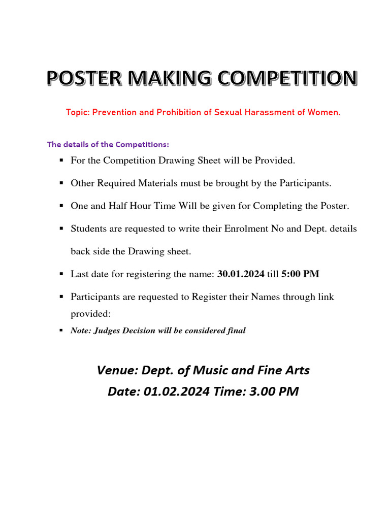 Poster Making Compitation | PDF