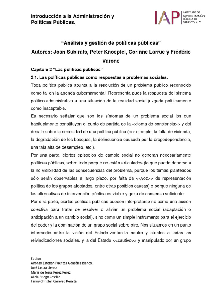 Análisis de Políticas Públicas en Venezuela | PDF | Política