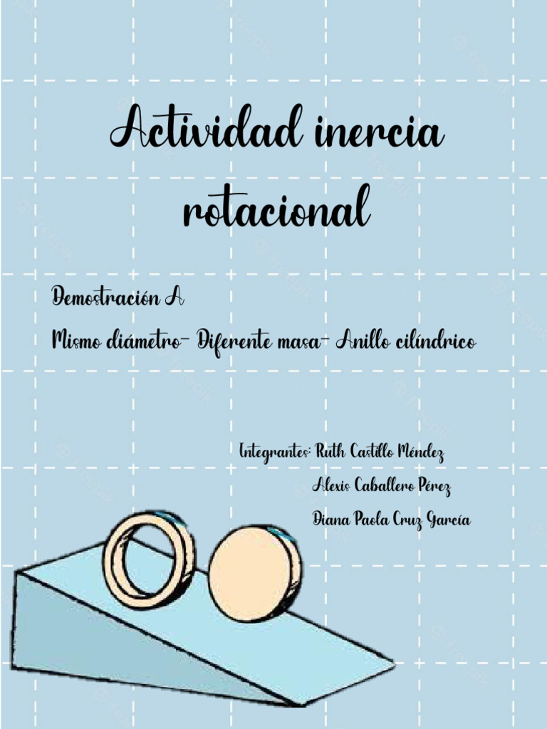 Inercia Rotacional | PDF | Rotación | Masa
