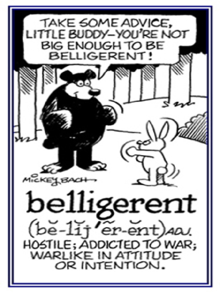 Belligerent 1 | PDF