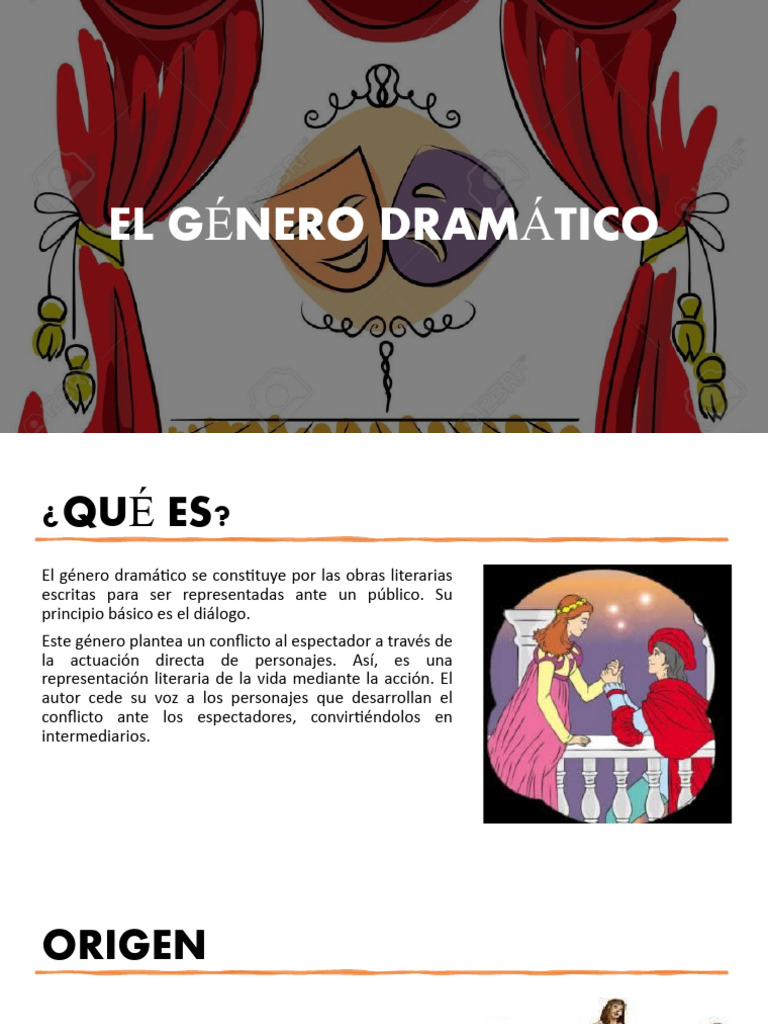 El Género Dramático | PDF | Teatro | Tragedia