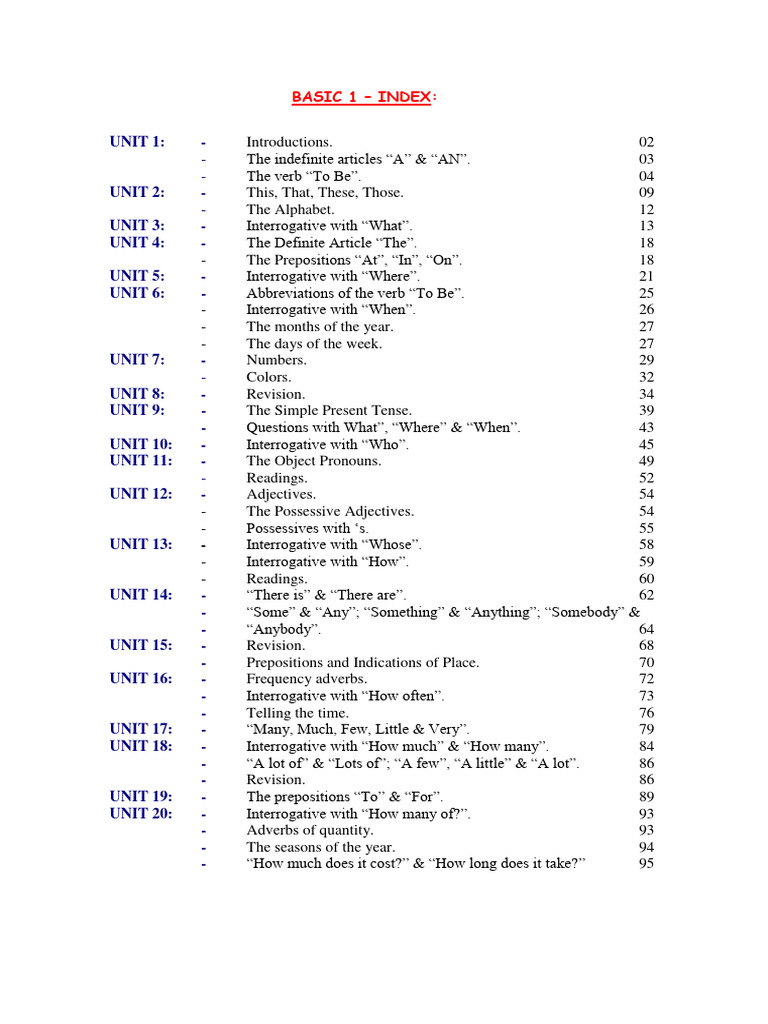 Basic 1 | PDF | Syntax | Linguistic Morphology