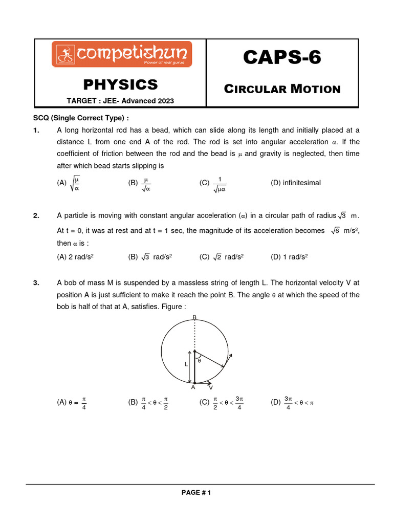 Caps 6 | PDF | Acceleration | Rotation Around A Fixed Axis