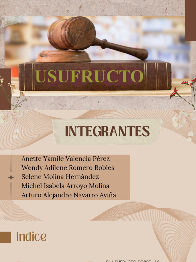 Usufructo Derecho Romano 20230928 195058 0000 | PDF | Propiedad | Ley común