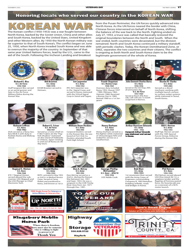 Korean War Veterans Honored | PDF | Korean War | South Korea