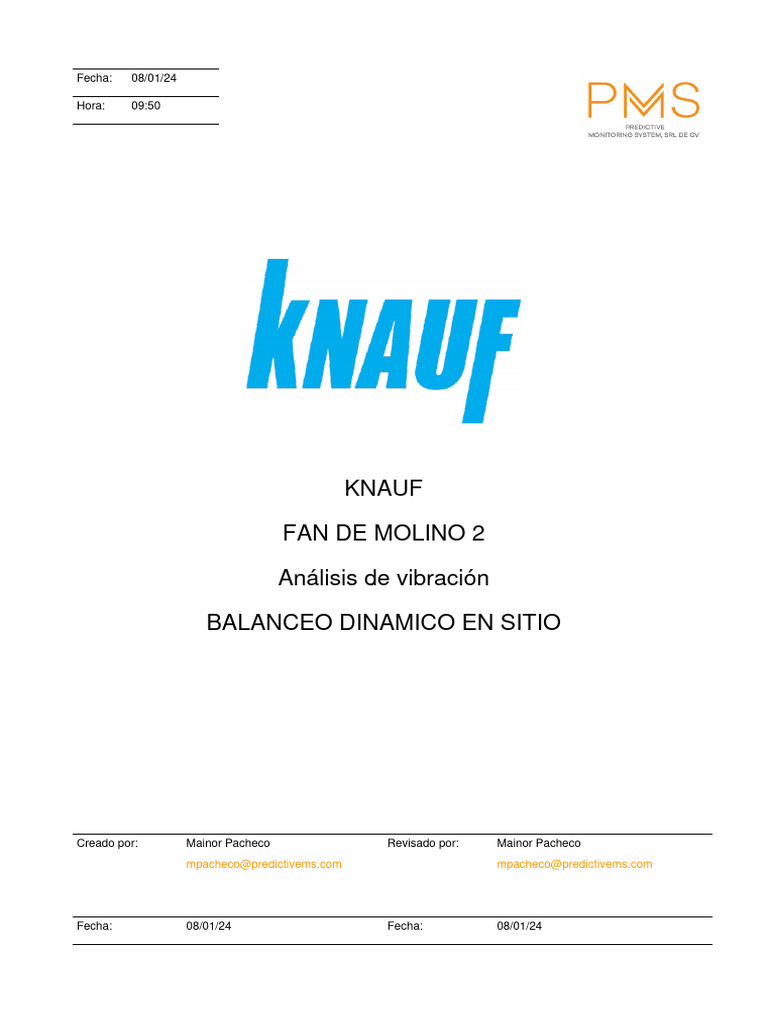 BALANCEO FAN MOLINO 2 Knauf | PDF