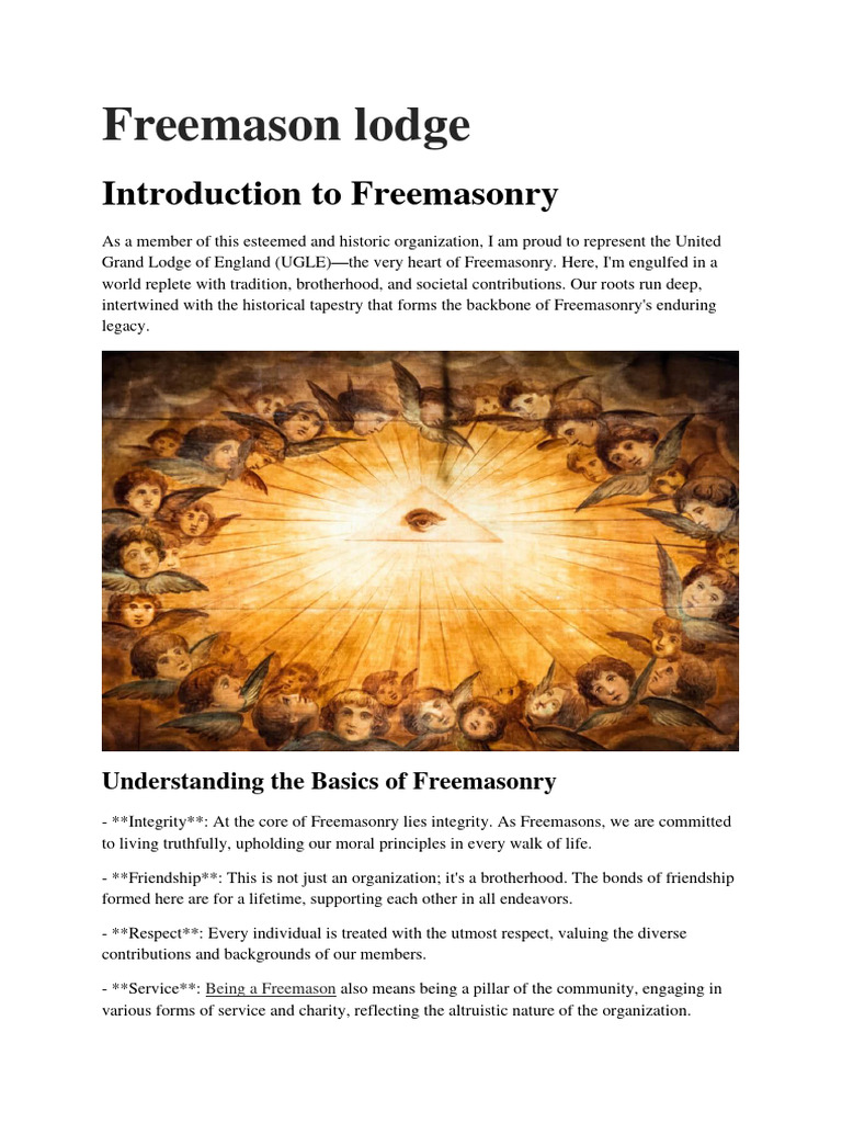 freemason-lodge | PDF | Freemasonry | Masonic Lodge