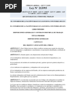 Ley 213 Codigo Laboral PDF 240917 134733 | PDF