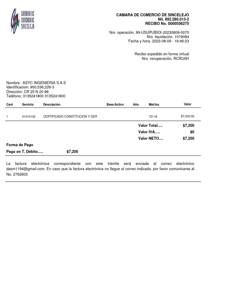 MODELO DE R. CAJA | PDF