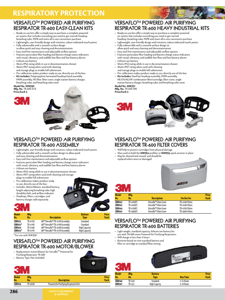 Respiratory Protection: TM TM | Download Free PDF | Manufactured Goods ...