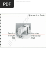 Singer 4562 Owners Manual | PDF | Sewing Machine | Sewing