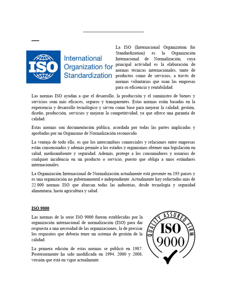 Distintas Normas Iso | PDF | Responsabilidad social corporativa | Iso 9000