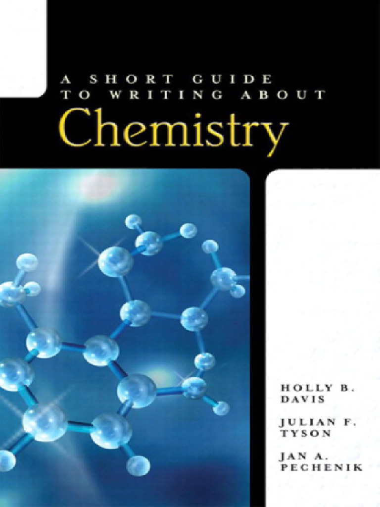 A Short Guide To Writing About Chemistry Short Guides Compress | PDF ...