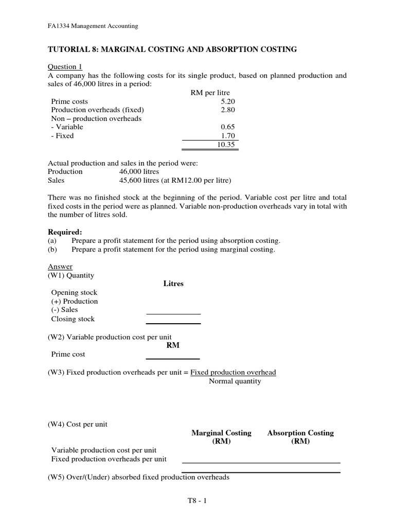Tutorial 6 Acmc | PDF | Cost Of Goods Sold | Net Income