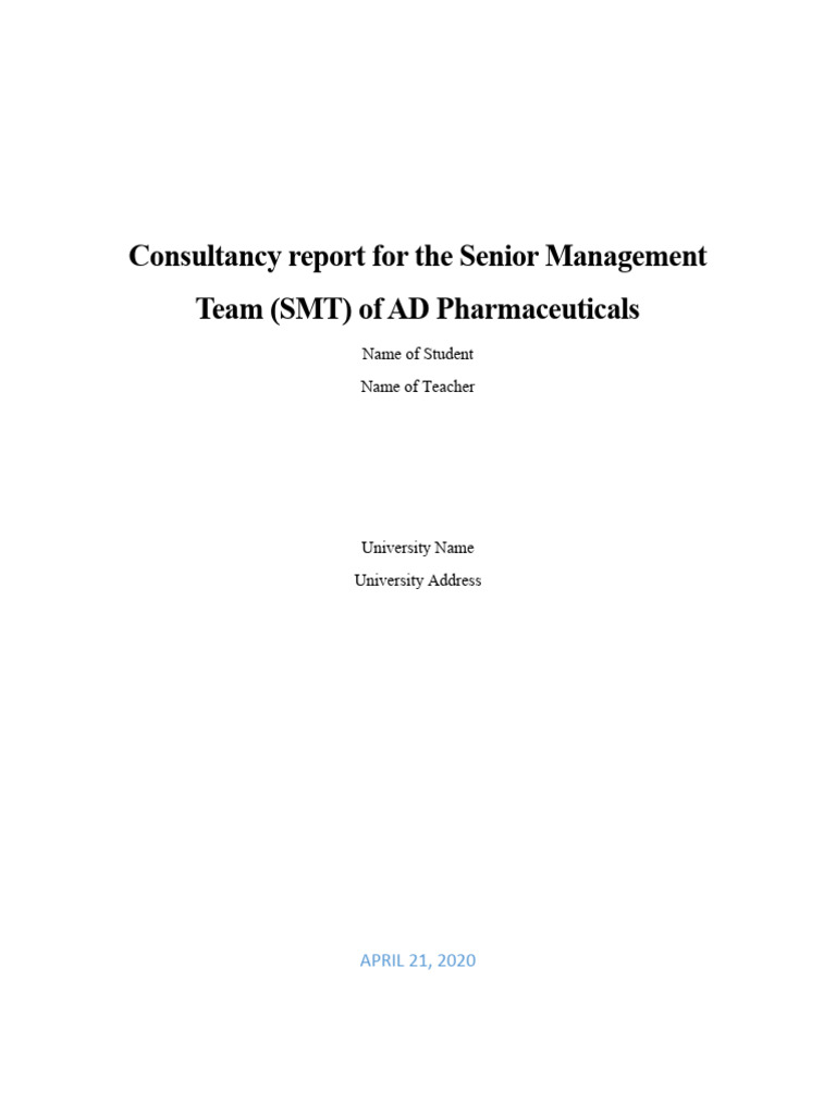 AD Pharma Report | PDF