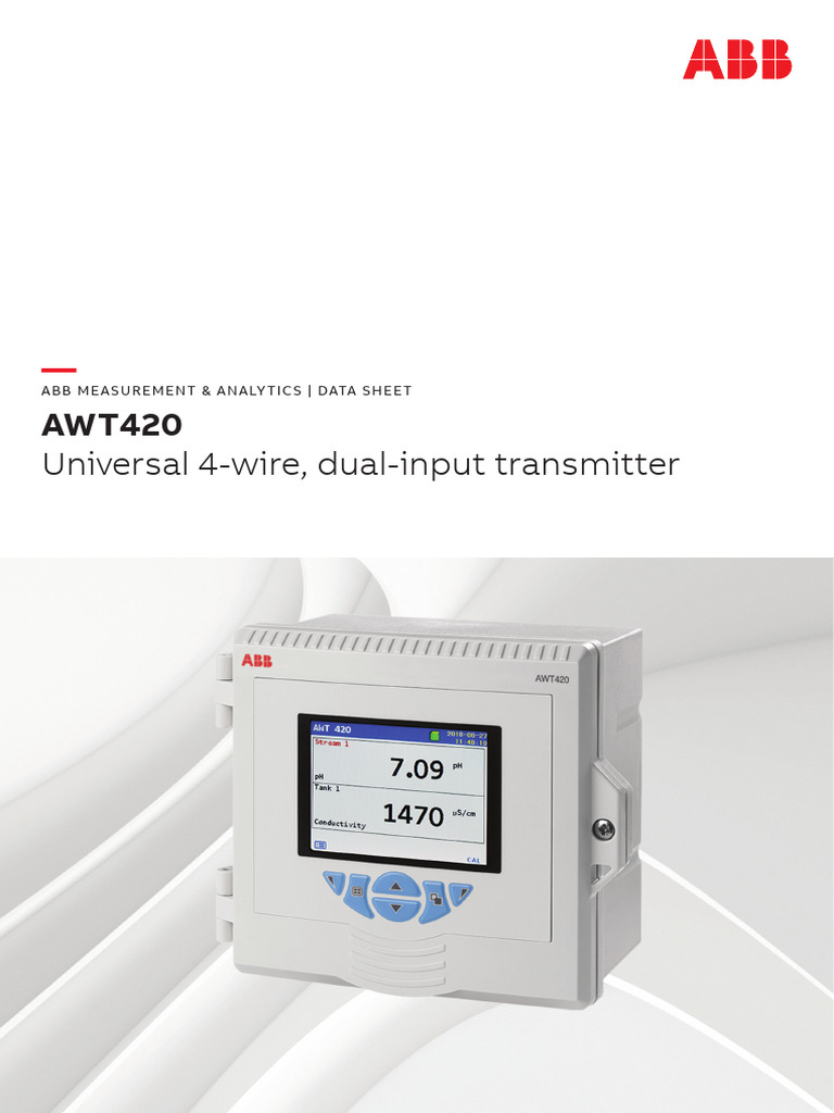 PH TransmitterDS AWT420 en A | PDF | Liquid Crystal Display | Computer ...