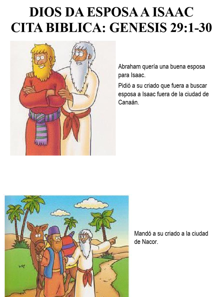 Dios Da Esposa A Isaac | PDF | Religión y espiritualidad
