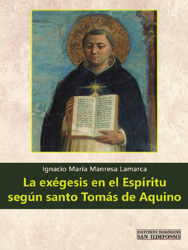 La Exegesis en El Espiritu Segun Santo T | PDF