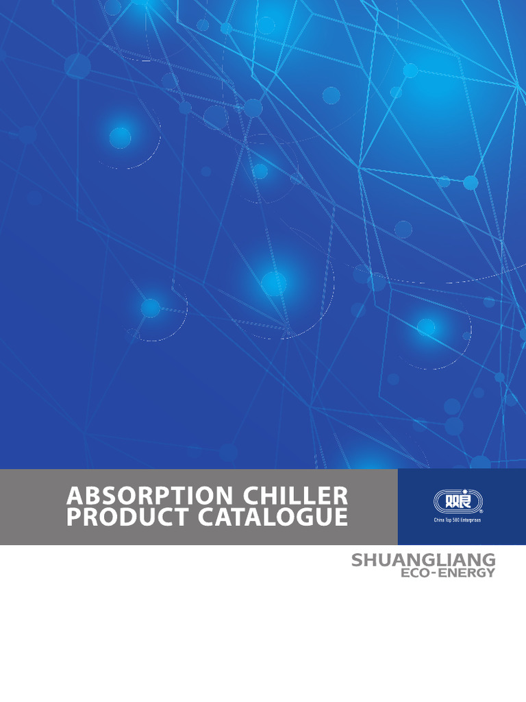 Absorption Chiller Catalogue | PDF | Water Heating | Water