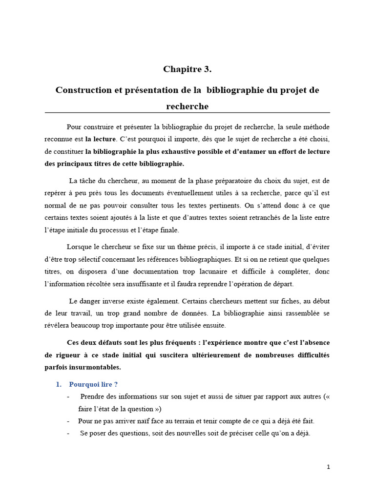 Bibliographie du projet de recherche | PDF | Internet | Internet et Web