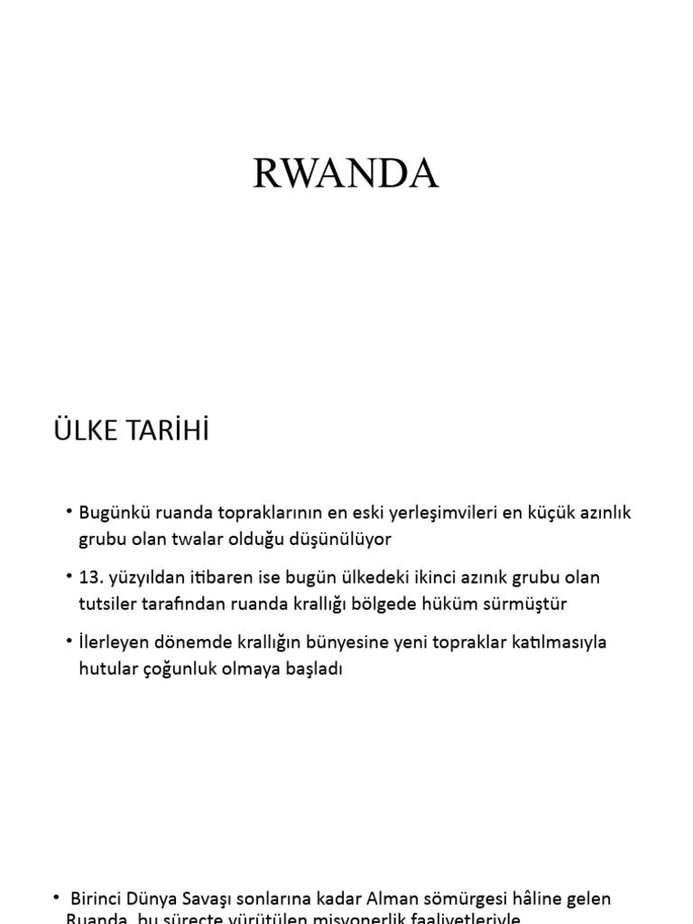 Rwanda Human Right | PDF