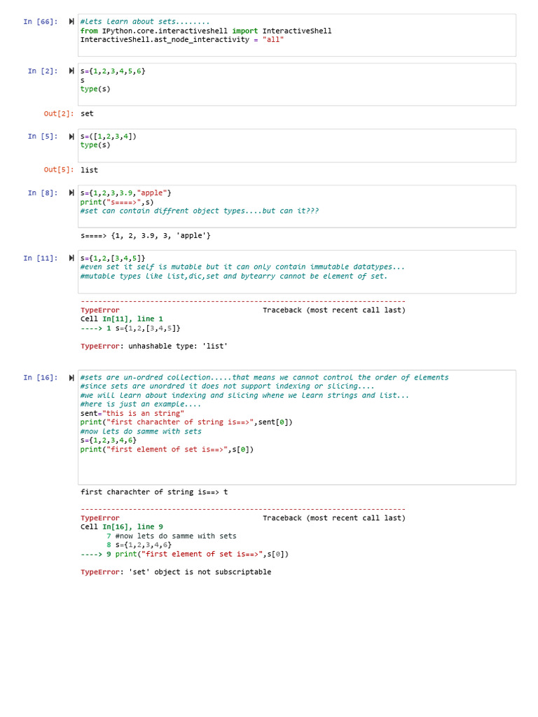 Set1 - Jupyter Notebook - 091348 | PDF | Software Development | Mathematical Logic