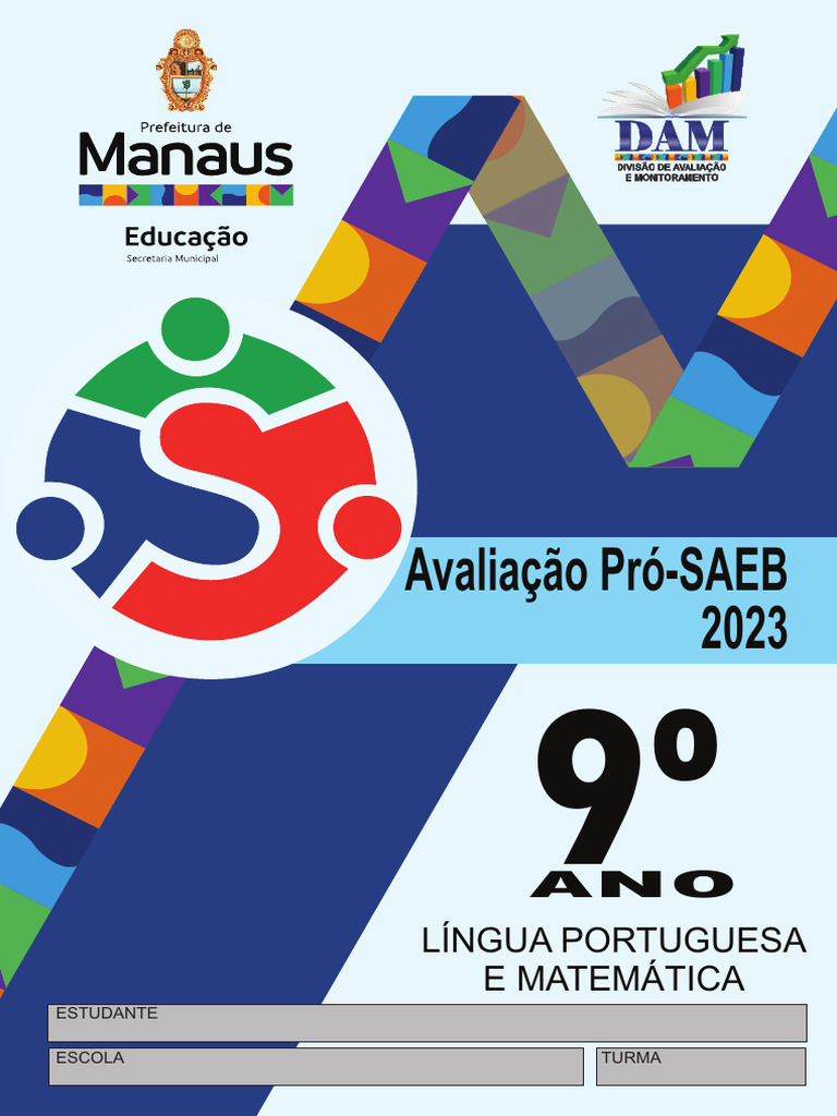 PROVA - PRÓ SAEB 9º ANO-Final-drive | PDF